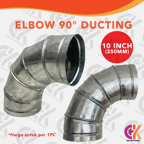 Jual Elbow 90 Derajat Flexible Ducting 10 Inch - Sambungan Ducting ...