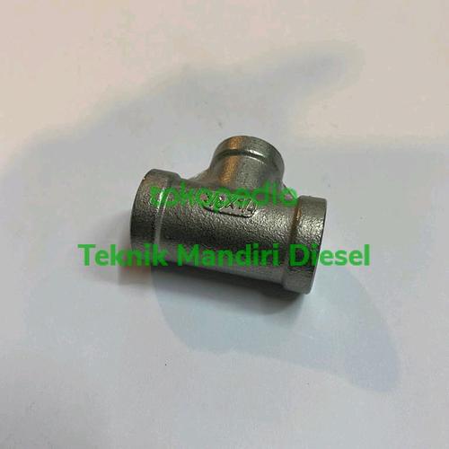 Jual nepel T / nepel Tee /nepple t stainless 304 (2incx1.1/2inc ...