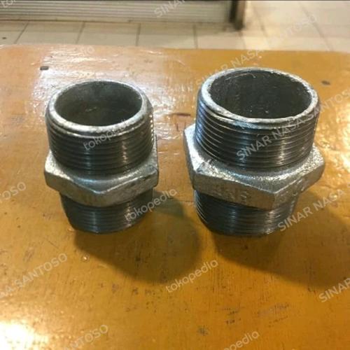 Jual Double Neple Besi Galvanis Cs 21/2" inch - Jakarta Barat - SINAR ...