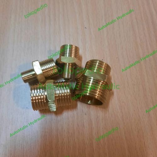 Jual DOUBLE NEPEL BRASS KUNINGAN 1/2 x 3/4 DRAT LUAR - Jakarta Barat - AutoMatic Hydraulic ...
