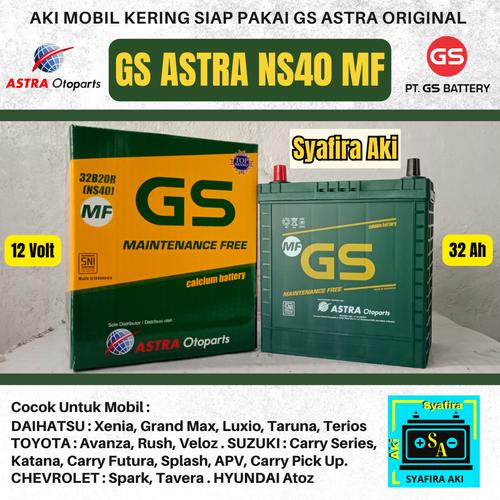 Jual Aki Mobil / Battery GS ASTRA Type GS MF 32B20R / NS40 12V 32AH - Jakarta Selatan - Syafira ...