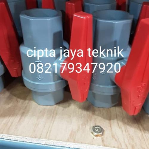 Jual ball valve pvc socket aw 1 1/2" inch - Jakarta Barat - Cipta jaya ...