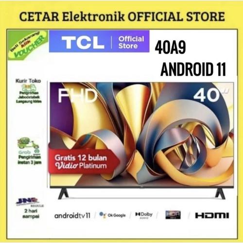Jual TCL LED TV 40 inch FHD USB HDMI DOLBY DIGITAL 40B3 - 40A9 New ...