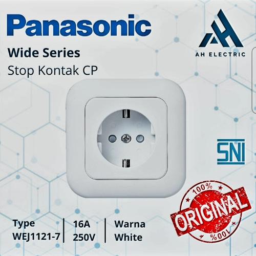 Jual Panasonic Stopkontak Stop kontak CP WEJP1121-7 - WEJP11217 ...