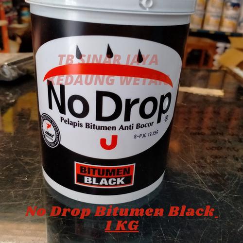 Jual CAT NO DROP BITUMEN BLACK HITAM 1KG WATERPROOFING SIKA AQUAPROOF ...