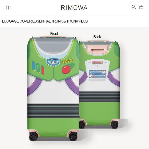 Jual Buzz Lightyear Toy Story Suit RIMOWA Trunk / Trunk Plus Luggage ...