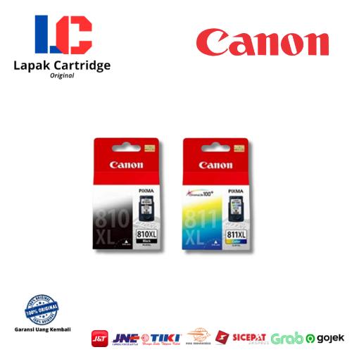 Jual Tinta Cartridge Canon 810XL Black & 811XL Colors Original - Hitam ...