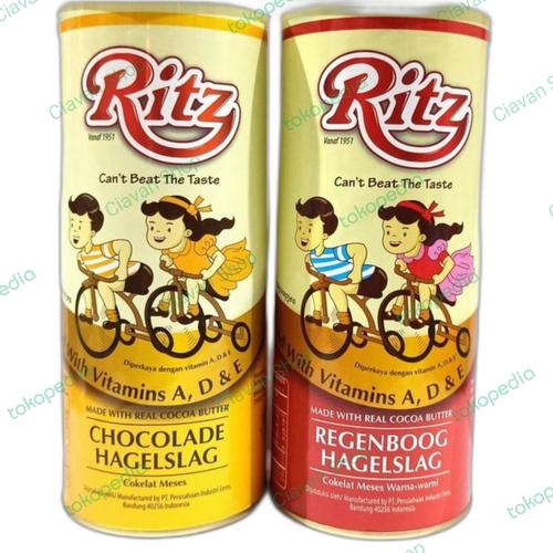Jual Ritz Chocolade Hagelslag Coklat Meses Mesis Premium Kaleng 300g ...