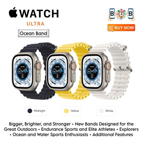 Jual Apple Watch Ultra 49mm Titanium Case Alpine Loop Trail Loop Ocean ...