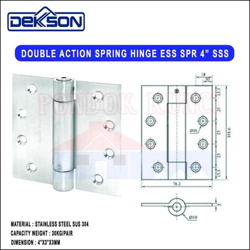 Jual BEST Engsel Spring Dekson 4" ESS SPR 4x3x3mm SSS SUS 304 Engsel ...