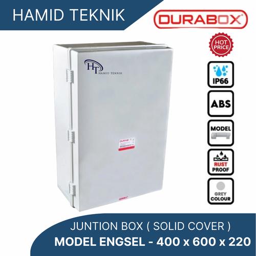 Jual Box Panel Plastik Juntion 400 x 600 x 220 ABS + Base Plate Durabox ...