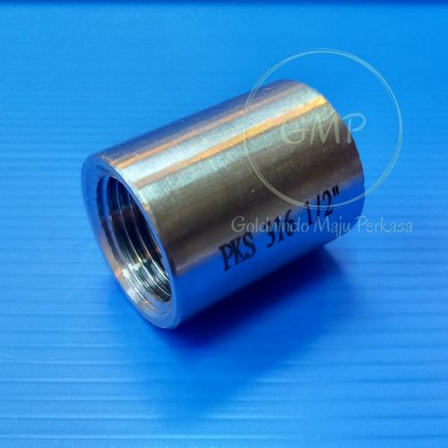 Jual Pipe Socket SS316 1 inch - Soket Drat Stainless Steel 316 ...