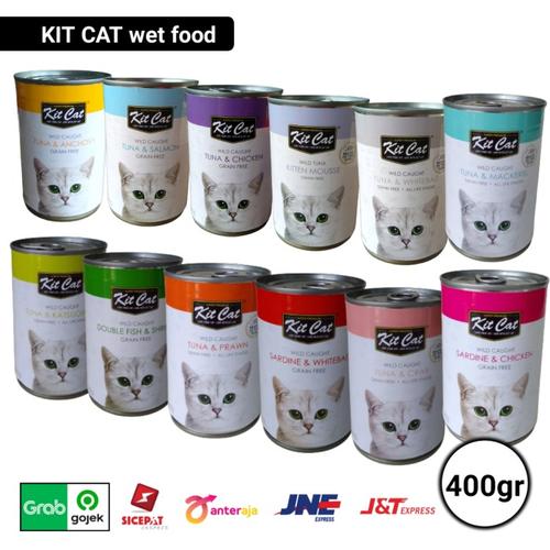 Jual KIT CAT ALL VARIAN 400GR MAKANAN KALENG KUCING - TUNA SALMON ...