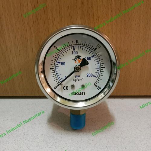 Jual Pressure Gauge SKON 70 Bar / 1000 psi 2,5 inch - Jakarta Barat - Mitra Industri Nusantara ...