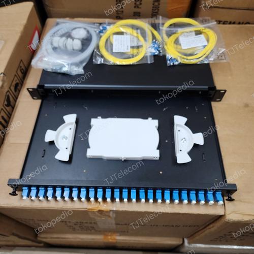 Jual Otb rack 48 core LC / Singlemode / Full Set ukuran 1U - Jakarta ...