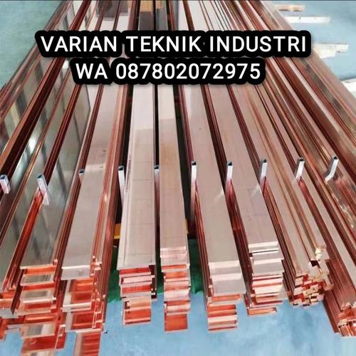 Jual plat strip busbar tembaga 10mm x 20mm x 1meter-plat strip tembaga ...