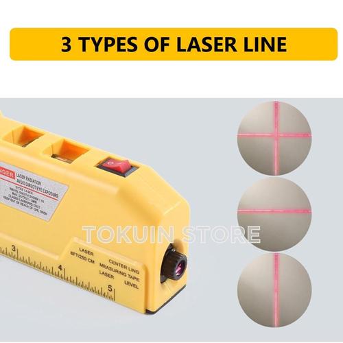 Jual Laser Level Pro Waterpass Alat Ukur Measuring Tape Distance Meter ...