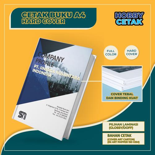 Jual Cetak Buku Majalah Katalog Company Profile ukuran A4 Binding ...