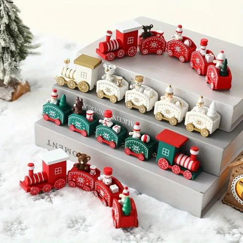 Jual CCT01 Topper Dekorasi Kue Cake Ulang Tahun Christmas Train Kereta ...
