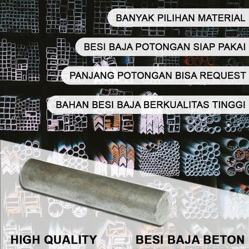 Jual EELIC BEB-D20 BESI BETON BULAT POLOS 100CM COCOK UNTUK DIY MESIN ...