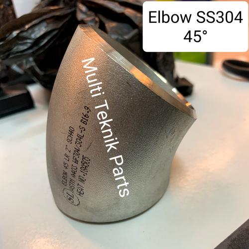 Jual Elbow las stainless 304 sch40 45 derajat 1/2" inch/Knee sch 40 45° - Jakarta Barat - Multi ...