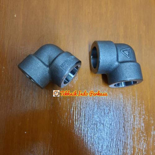 Jual Elbow Besi Class 3000 Socket Weld 1" Inch / Knee SW #3000 CS ...