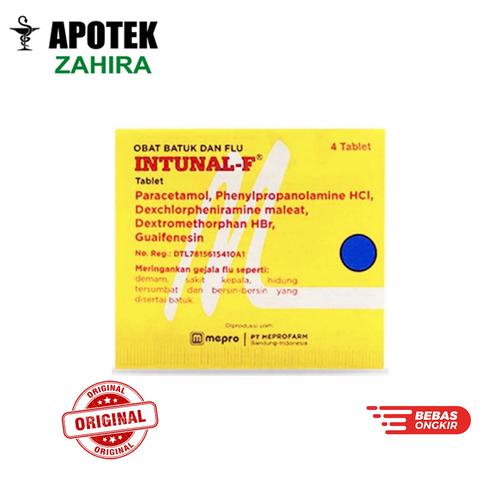 Jual INTUNAL FORTE 4 TABLET Obat Demam Batuk Pilek - Kab. Bandung ...