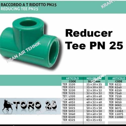 Jual Tee Reduser ppr atp toro 21/2×11/4inch 75mm×40mm pn25 - Jakarta ...