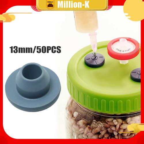 Jual 13mm Tutup Karet Botol Vial / Rubber Stopper / Tutup Karet Botol ...