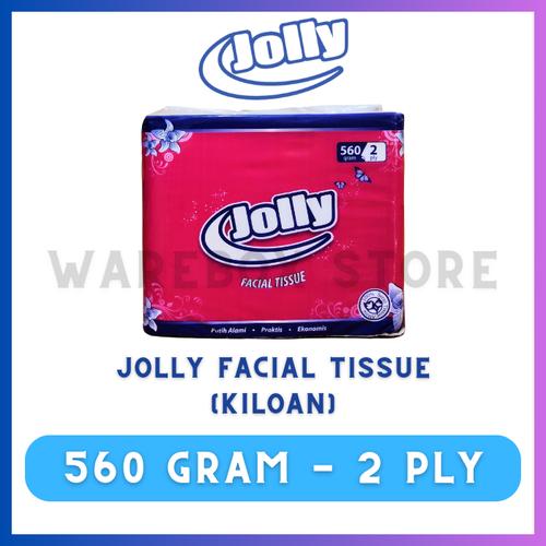 Jual Tissue Jolly Facial Tissue Kiloan Isi 560 Gram - 2 Ply / Pack ...
