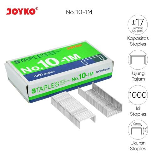 Jual ISI STAPLES JOYKO NO.10 ( Pak isi 20 Kotak Kecil ) - Jakarta Barat ...