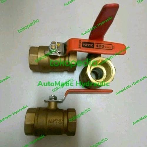 Jual BALL VALVE / STOP KRAN KITZ 2 INCH 400WOG KUNINGAN ORIGINAL JAPAN - Jakarta Barat ...