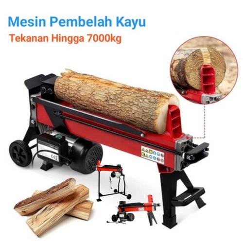Jual Mesin Pembelah Kayu Bakar Electric Wood Chopper Hydraulic 2200W ...