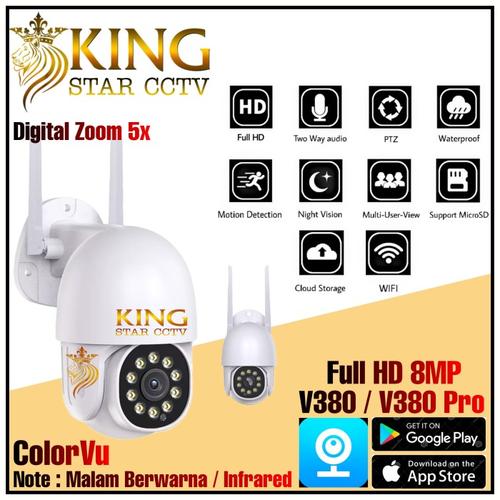 Jual IP Kamera Cctv Outdoor Wireless Smart Camera Wifi HD 1080P PTZ ...