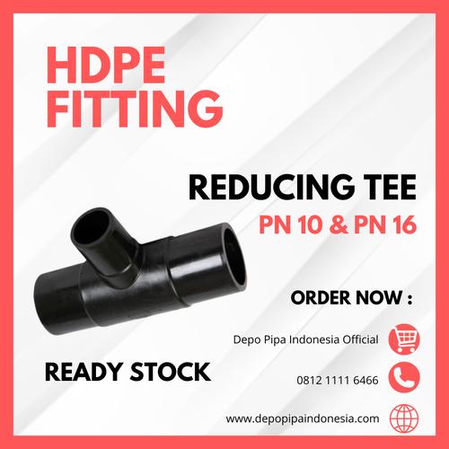 Jual Reducer Tee Butt Fusion PN16 Fitting Pipa HDPE DN 63 - DN 200 - DN-160x90x160 - Kota ...