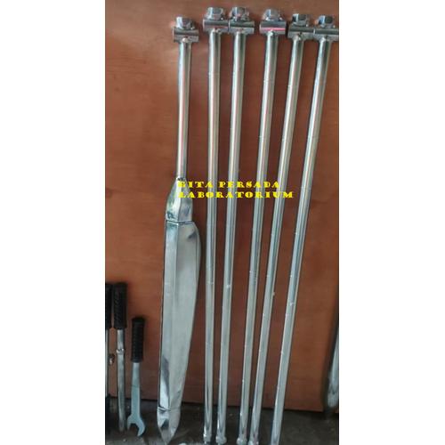 Jual Bor Gambut Stainless Panjang 6 Meter - Bor Sampler Tanah 6 Meter ...