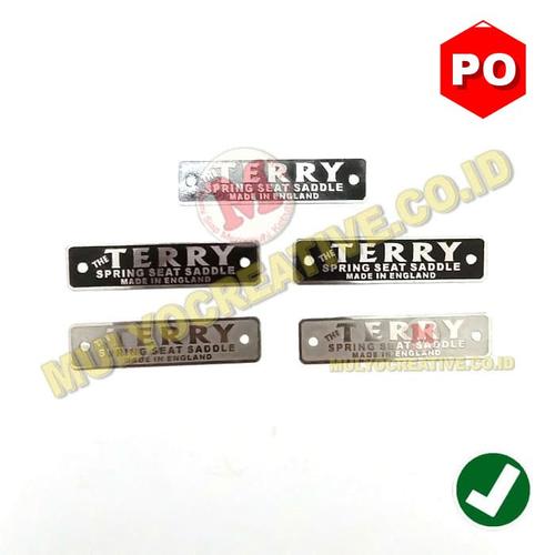 Jual Label Logam Plat Label Merk - Label Plat Merk The Terry Custom ...