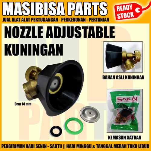 Jual Nozzle / Spuyer Sprayer Kuningan Adjustable - Jakarta Barat ...