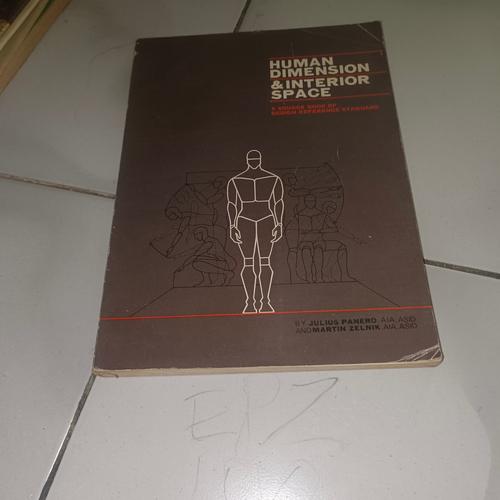 Jual buku human dimension & interior space JULIUS PANERO - Kota Depok - homebooks | Tokopedia