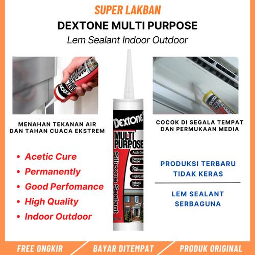 Promo Lem Sealant Dextone Multi Purpose Silicone Sealent Bisa Indoor ...