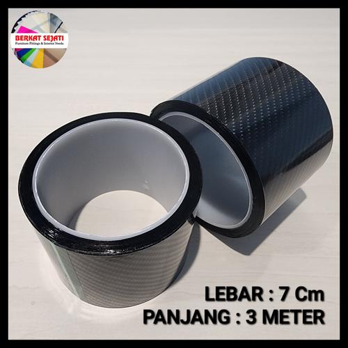 Jual List CARBON 5D Lebar 7cm x 3M Sticker Lakban Lip Lis Bumper Sill ...