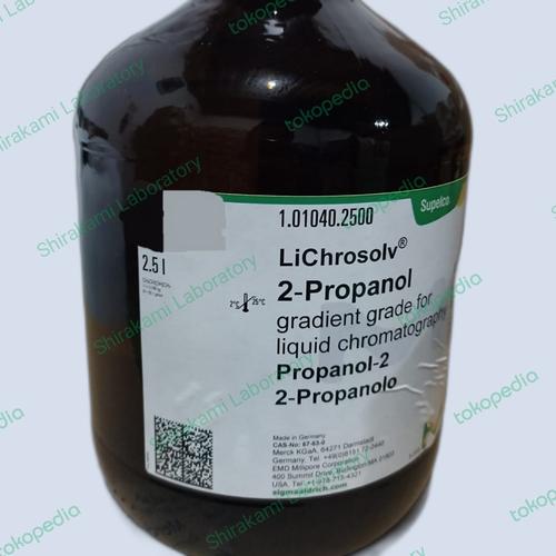 Jual 2-Propanol gradient grade for HPLC packing 2.5 L Merck, 1.01040. ...