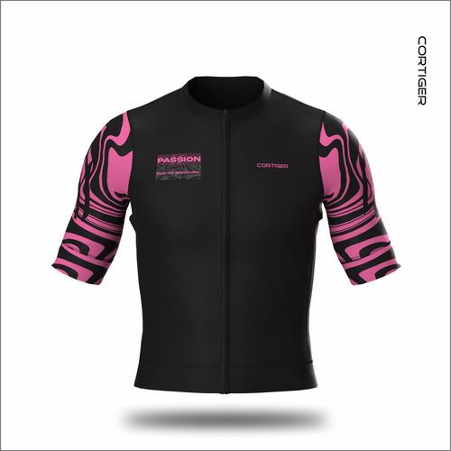 Jual Jersey Cortiger Jersey sepeda - IGNIS PRO SURGE BLACK PINK unisex ...