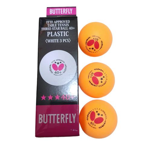 Jual BOLA PINGPONG / TENIS MEJA BUTTERFLY isi 3 MURAH BAGUS - Orange - Jakarta Barat ...