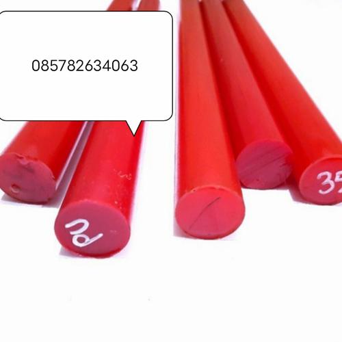 Jual polyurethane merah rod 40mm x 100cm pu merah batangan - Jakarta ...
