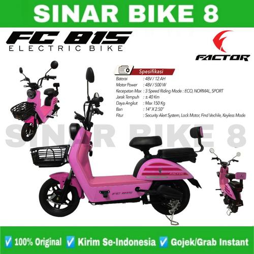 Jual Sepeda Listrik FACTOR F 815 500 Watt Electric E Bike 48V/12 Ah ...