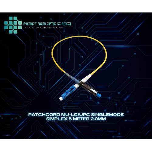 Jual Patchcord MU-LC/UPC Singlemode Simplex 2.0mm OS2 5 Meter - Kota Bekasi - Patriot fiber ...