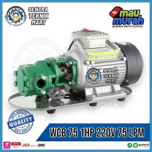 Jual Pompa cairan kental WCB 75 Gear pump 1Hp 220V 75LPM pompa solar ...