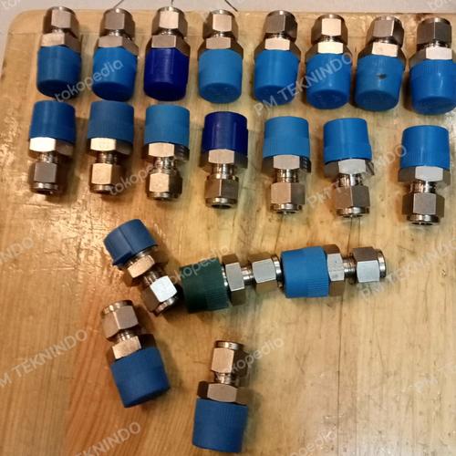 Jual Male Connector 12mm Tube x 3/8 NPT / Male Connector SS316 ...