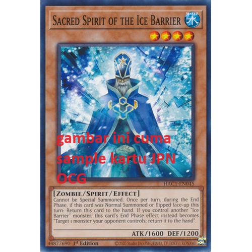 Jual Sacred Spirit of the Ice Barrier | Rarity | Yugioh OCG TW01 JP023 ...